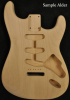Strat Body Stock Routed 50's / 60's Style - Musikraft LLC