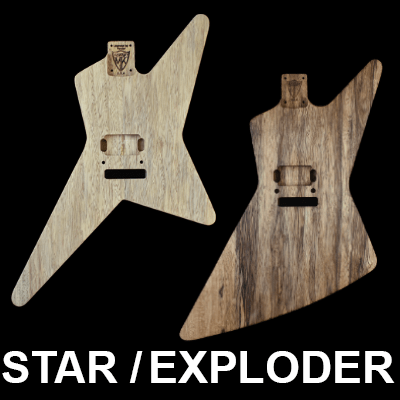 Star Guitar Body: Enhance Your Sound with Premium Quality - Musikraft LLC